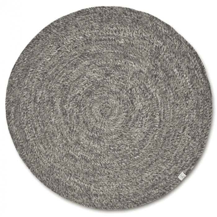 Vloerkleed Merino Round Ø200 Grey – Studio LDE - Home of Art & Interior