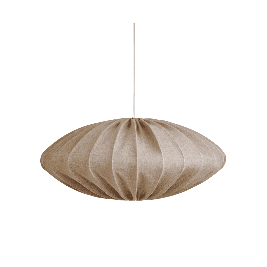 Ellipse 80 pendant lamp - linen sand – Studio LDE - Home of Art & Interior