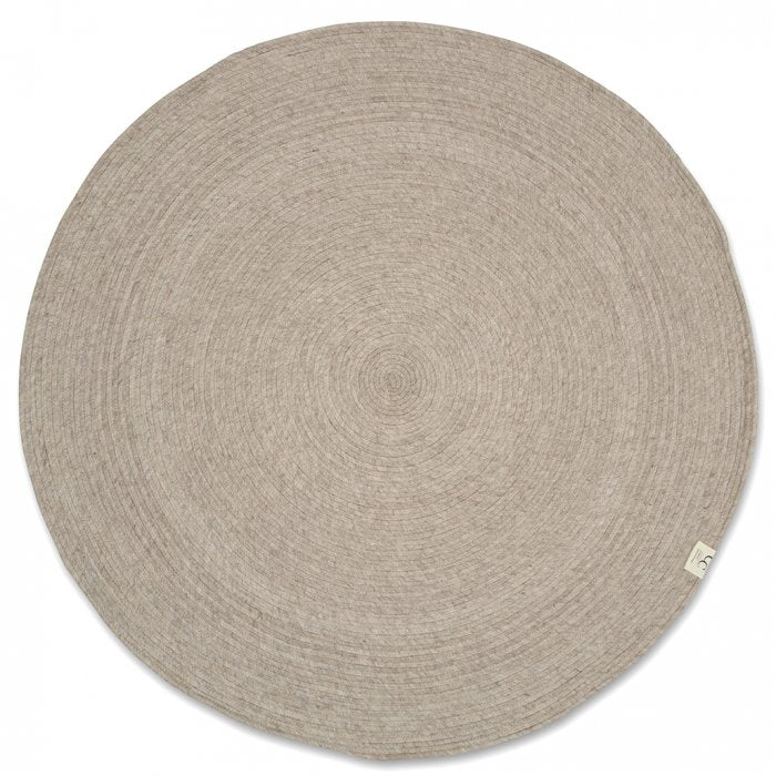 Vloerkleed Merino Round Ø200 Oat – Studio LDE - Home of Art & Interior